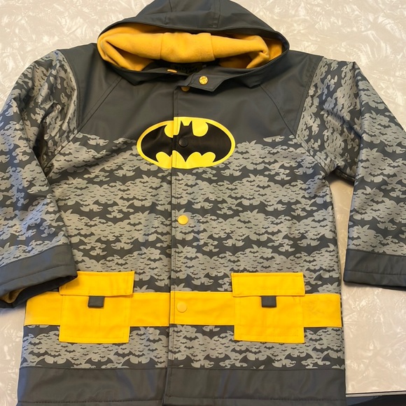 Jackets & Coats | Sz 6 Batman Rain Coat Like New Condition | Poshmark